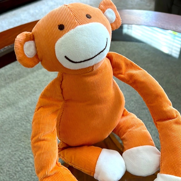 Toys | Vintage Orange Sock Monkey Pottery Barn Rare | Poshmark